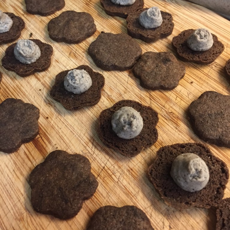 Black sesame oreos – Freddy's Harajuku