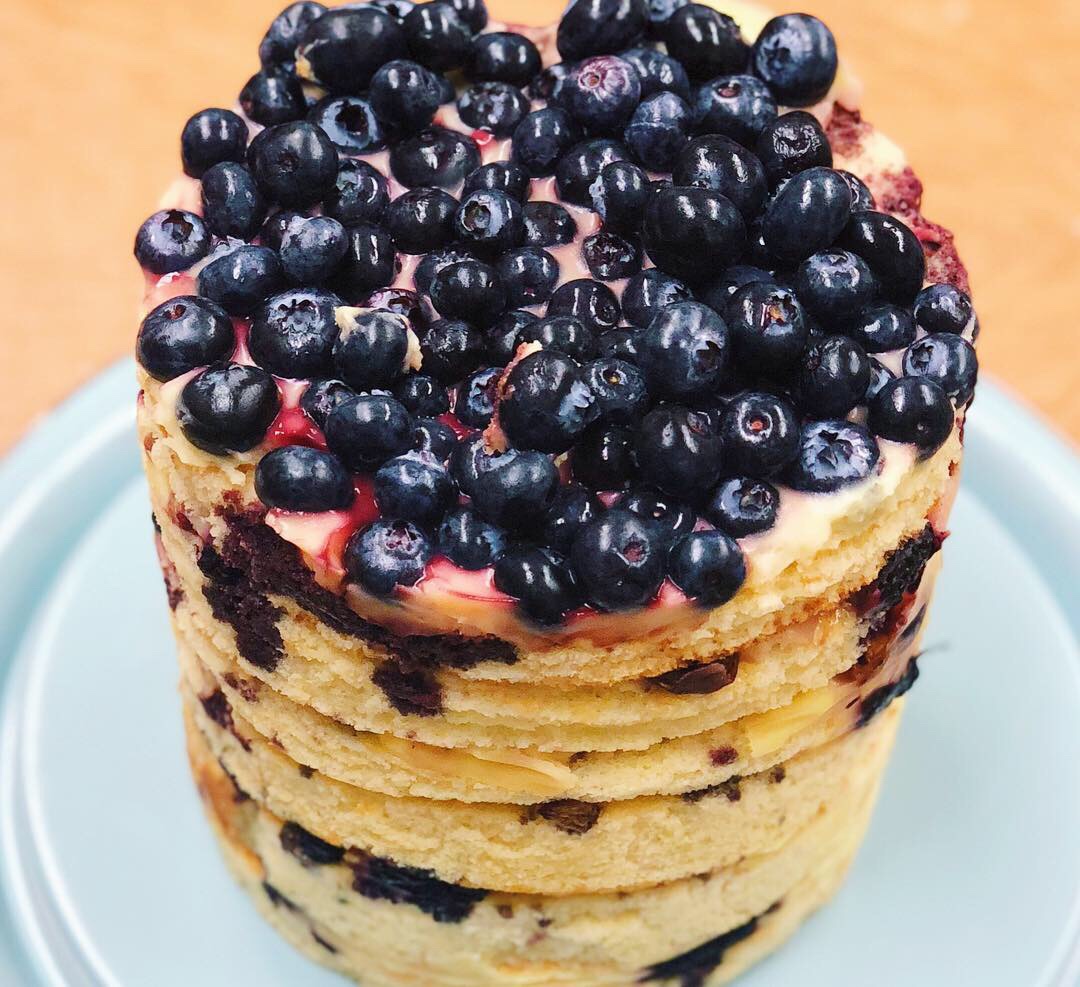 6 layer blueberry-citrus-hot milk cake – Freddy's Harajuku