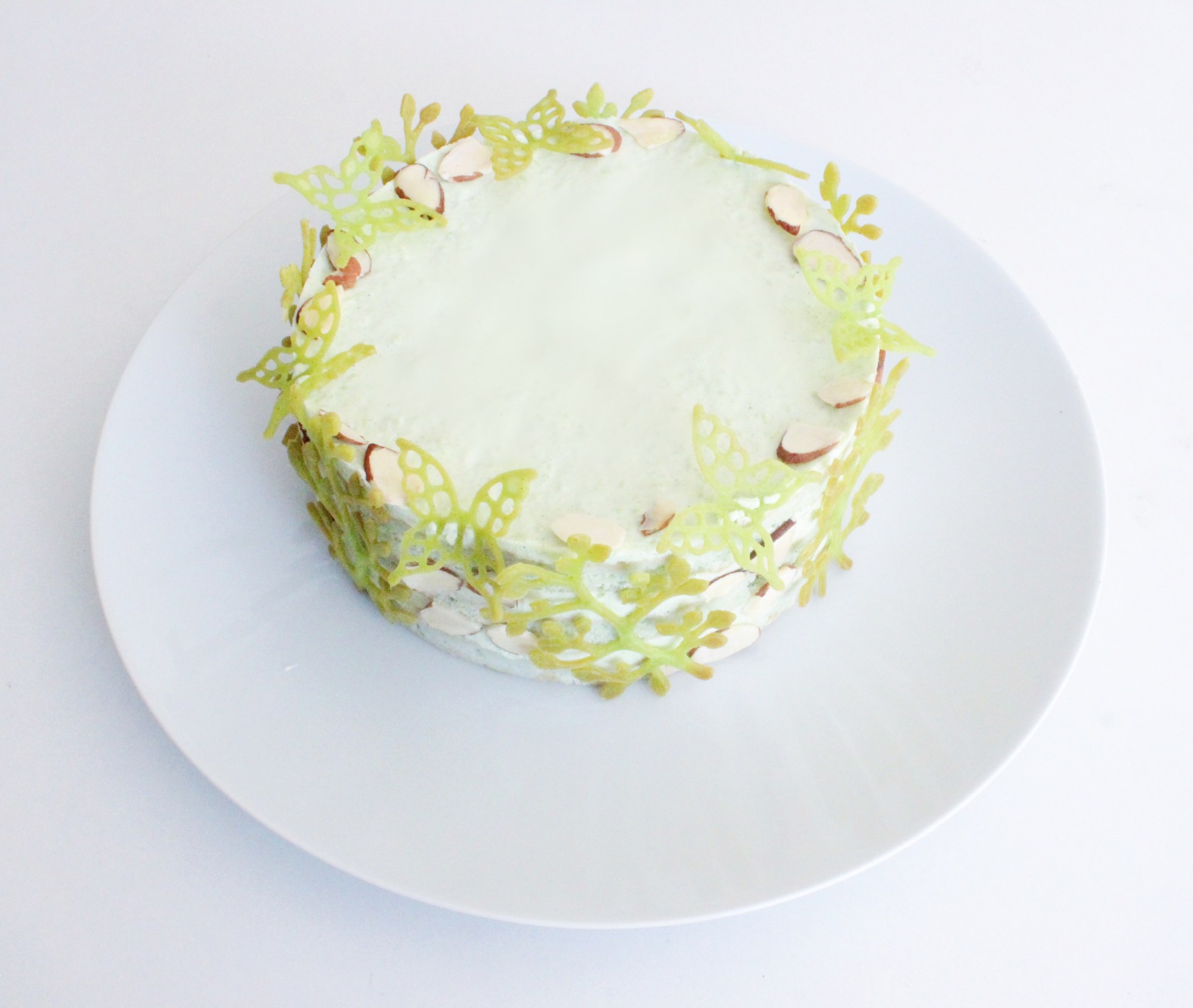 Pandan-almond “butterfly” cake – Freddy's Harajuku