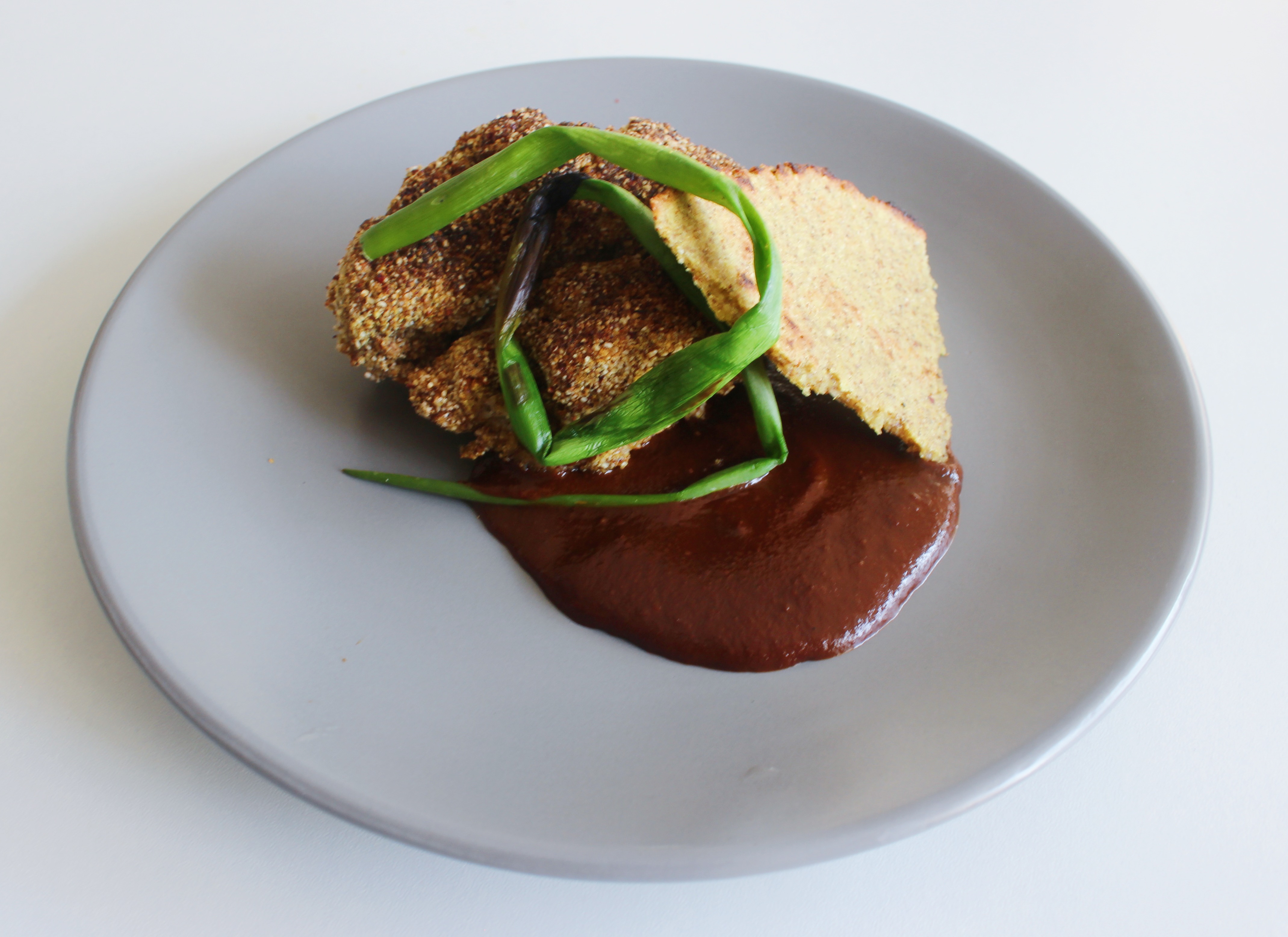 Sweetbreads(mollejas) with mole – Freddy's Harajuku