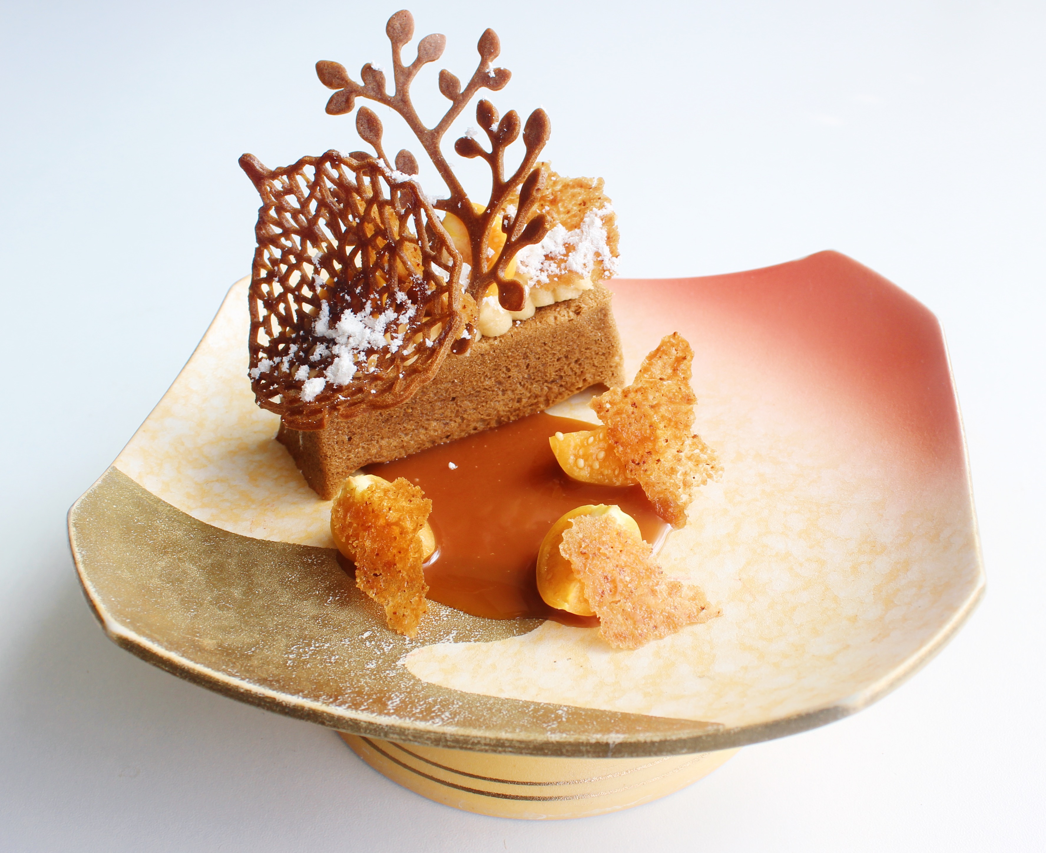 Textures of Soy: a plated dessert – Freddy's Harajuku