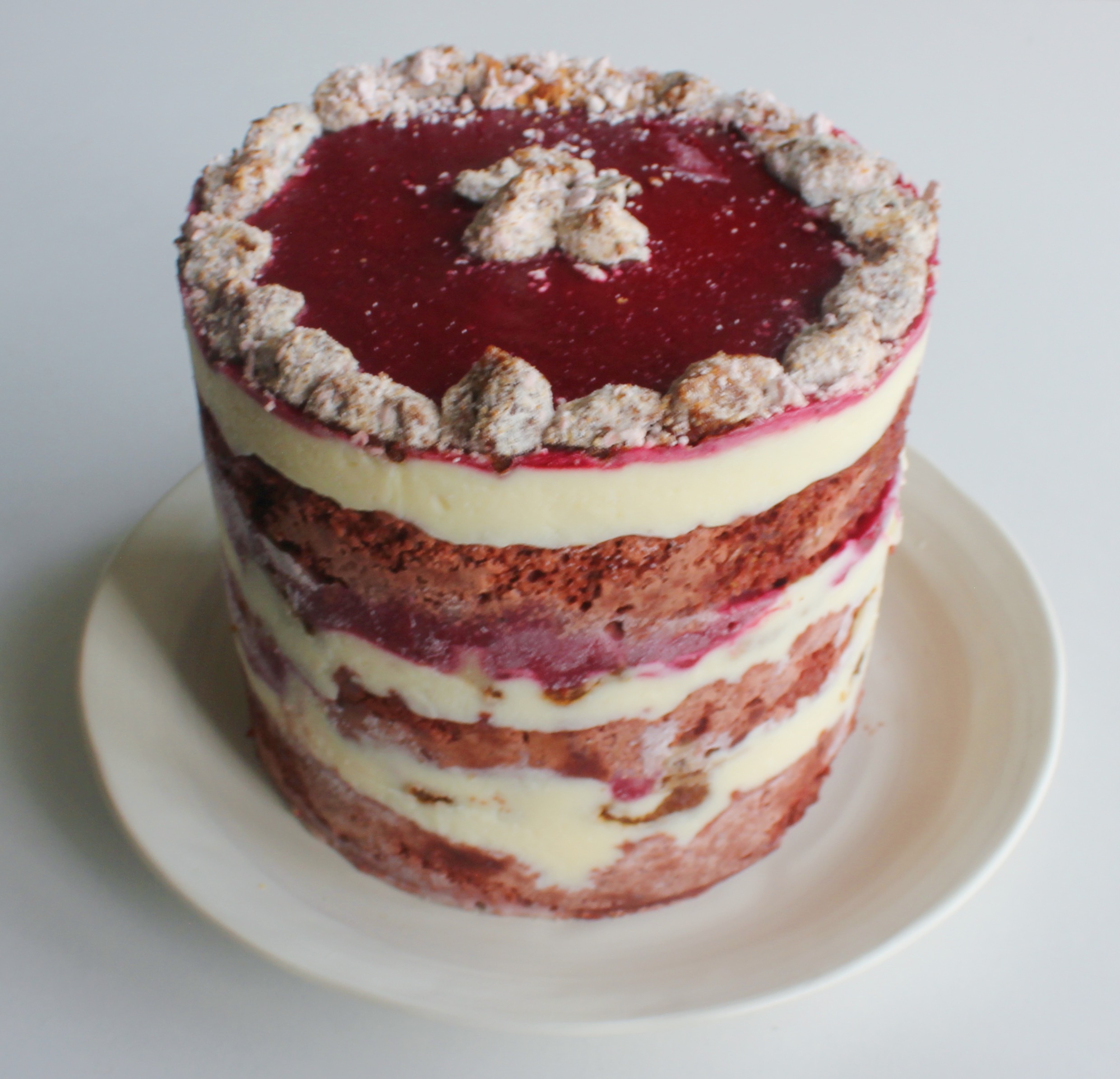 (F)red Velvet-Berry Cheesecake Layer Cake – Freddy's Harajuku