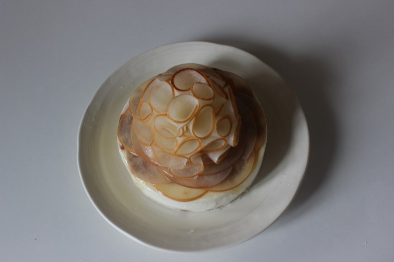 Brie-Honey-Ginger-Pear Entremet – Freddy's Harajuku